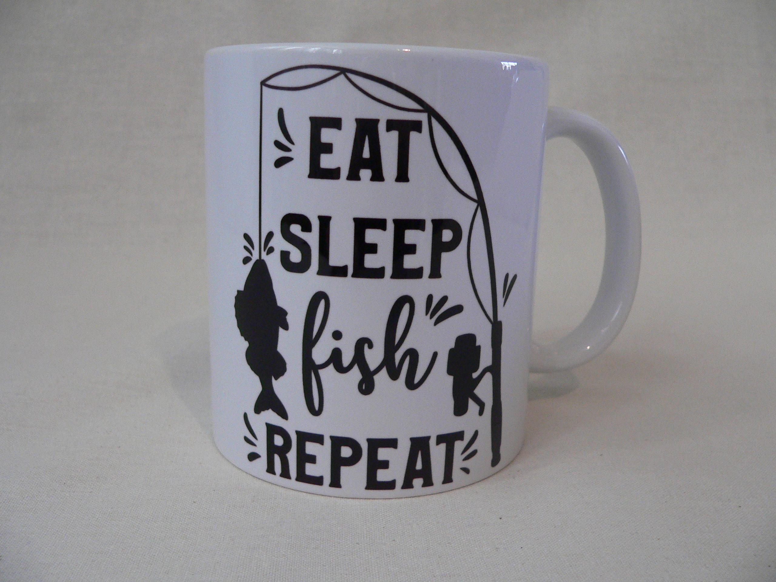 Mug - Eat Sleep Fish Repeat | The Little Gift Shop