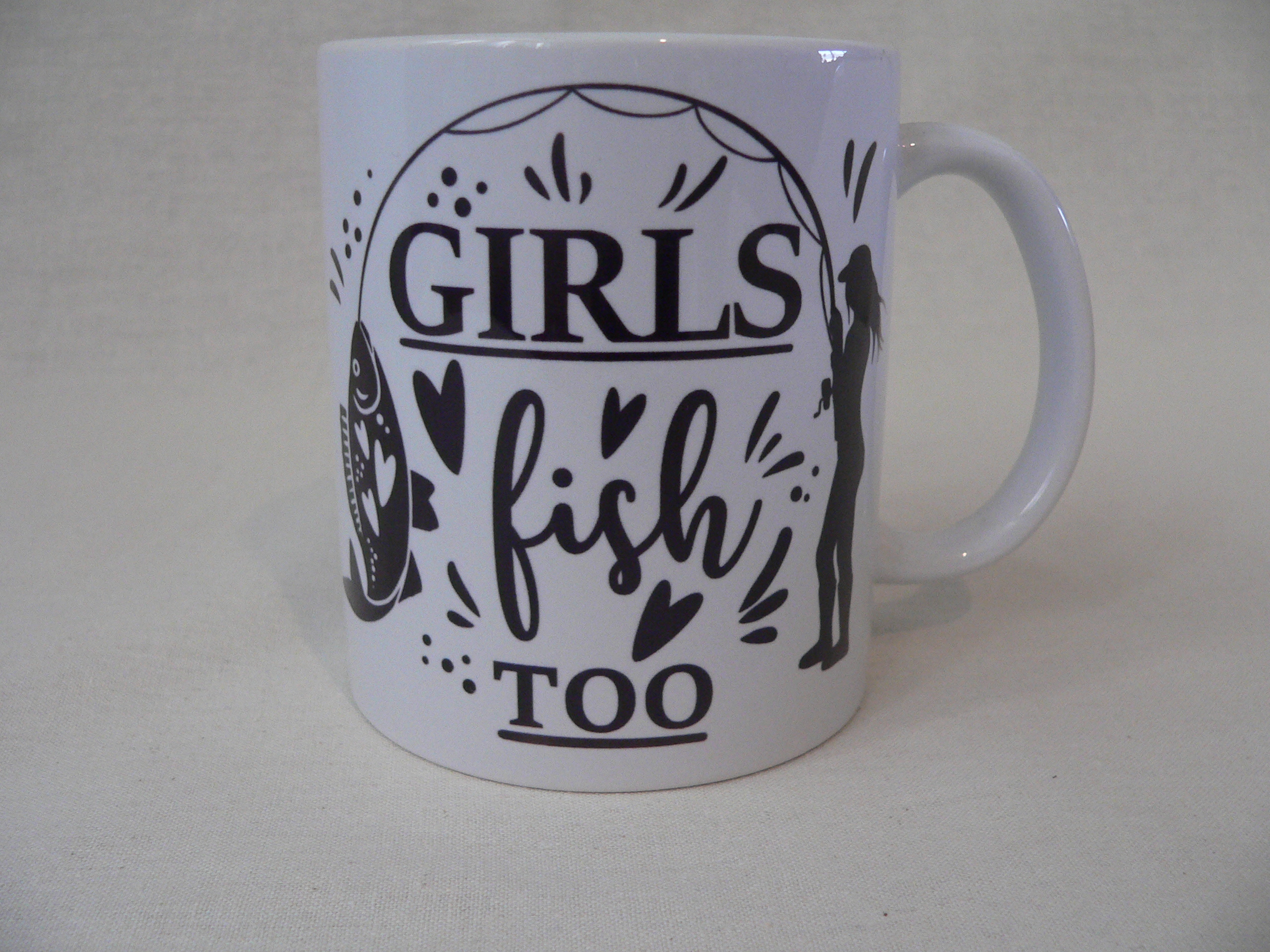 Mug - Girls Fish Too | The Little Gift Shop